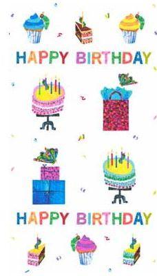 5874.M Happy Birthday Panel - Hungry Caterpillar – Eddie's Quilting Bee