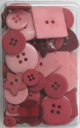 JABC55-24 Burgundy Buttons Party Pack – Eddie's Quilting Bee