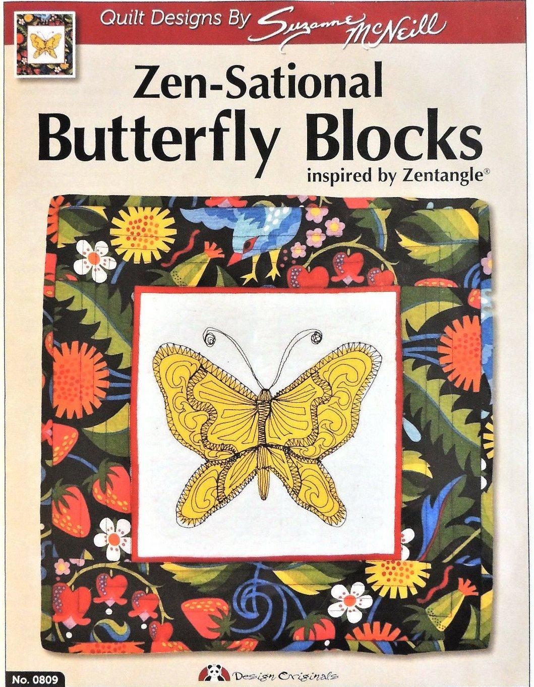 Zen-Sational Butterfly Quilt Blocks Inspired by Zentangle - Pattern ...